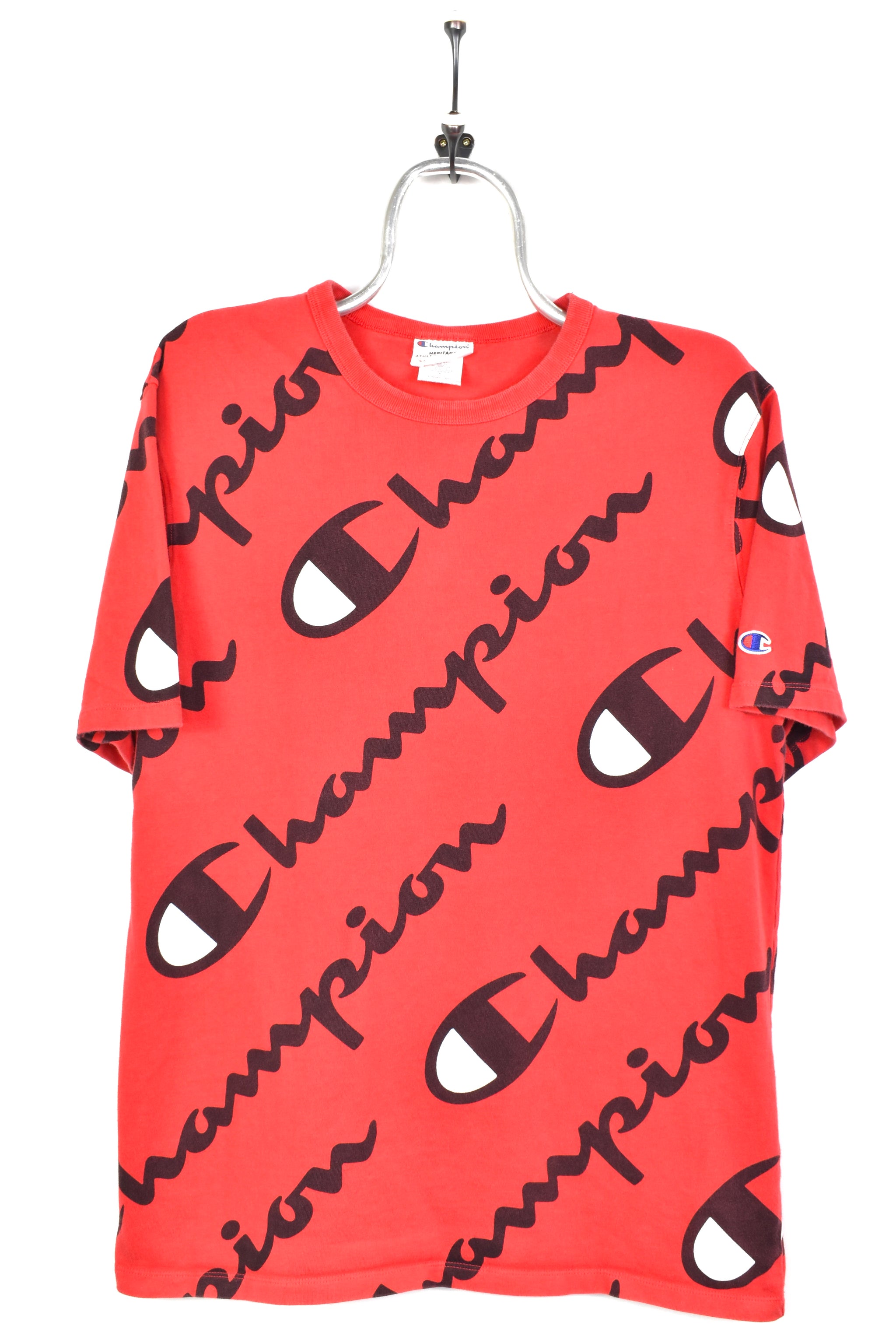 CHAMPION RED T-SHIRT | LARGE