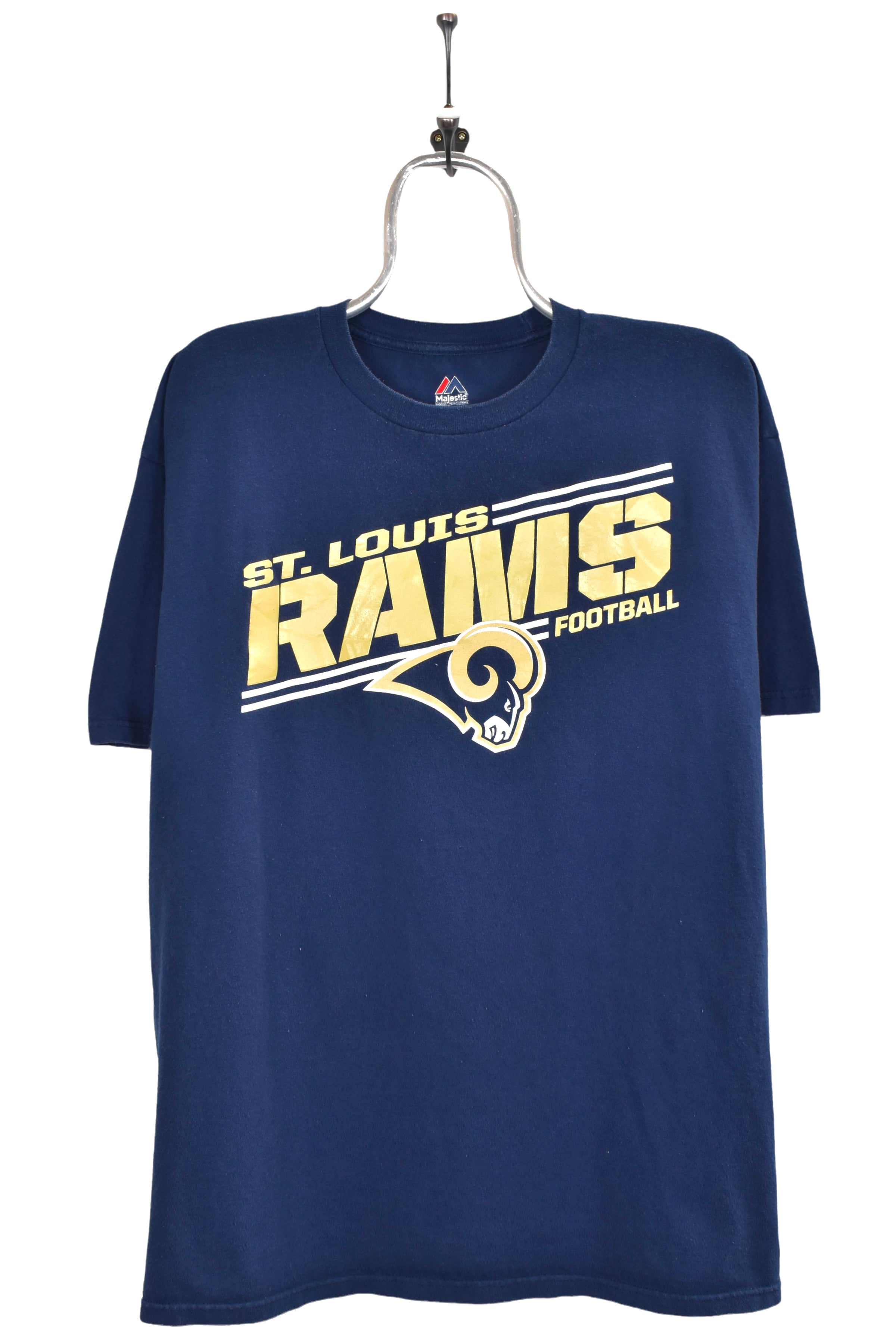 Vintage St. Louis Rams shirt, NFL navy blue graphic crewneck - AU XL